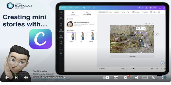Placing yourself in the Narrative with Canva App - Apple Education ...